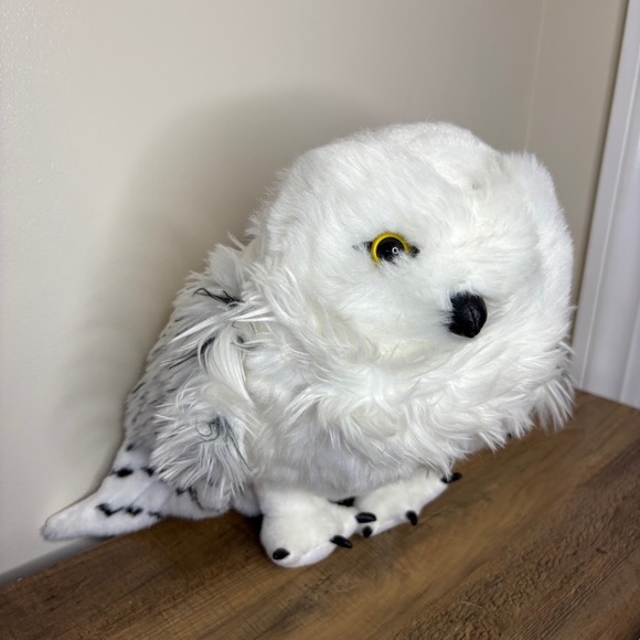 Warner Bros. | Toys | Harry Potter Hedwig Large Plush Black White Owl ...